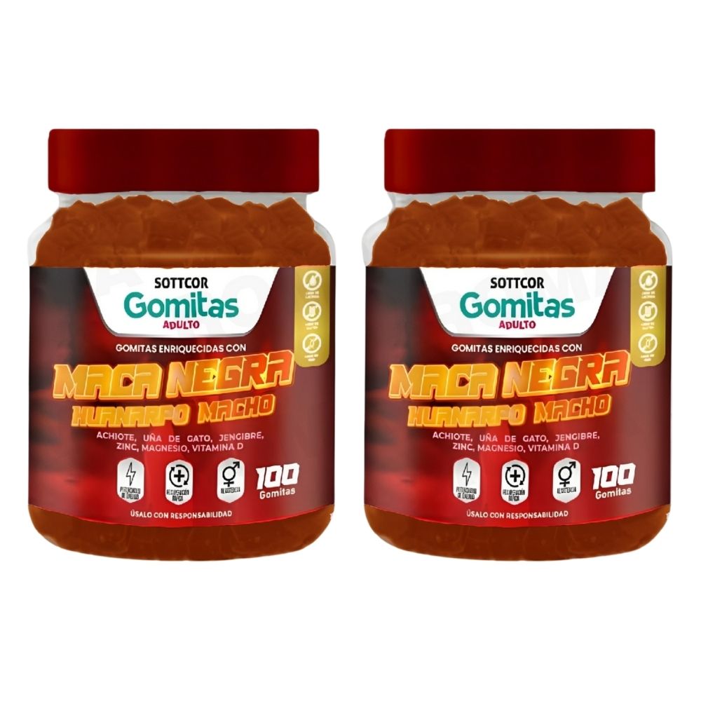 PACK 2 GOMITAS MACA NEGRA 200 UND| Promart - Promart