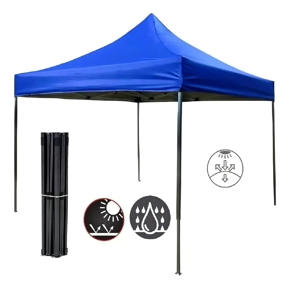 Toldo Plegable 3x3M Moderno Resistente Protección Solar para Eventos ...