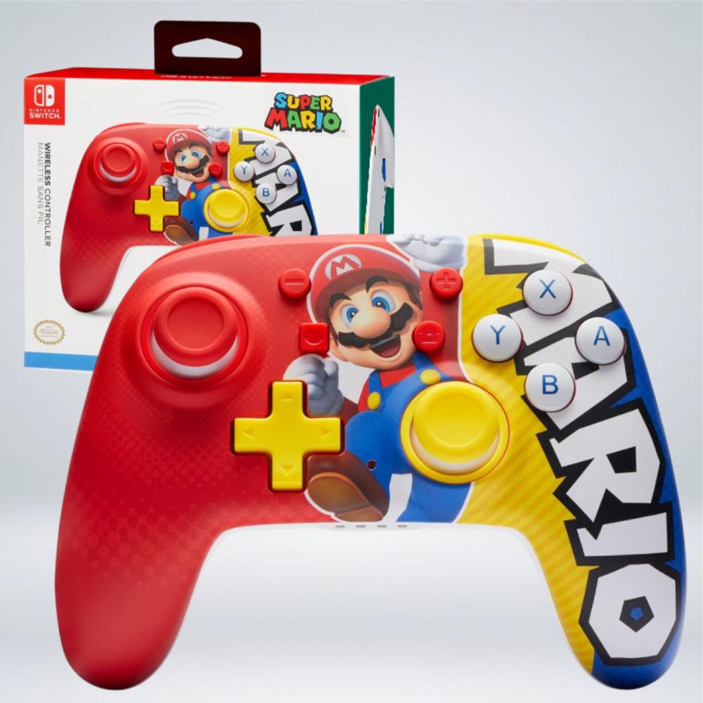 MANDO NINTENDO SWITCH POWER A CONTROLLER MARIO VICTORY WIRELESS - Promart