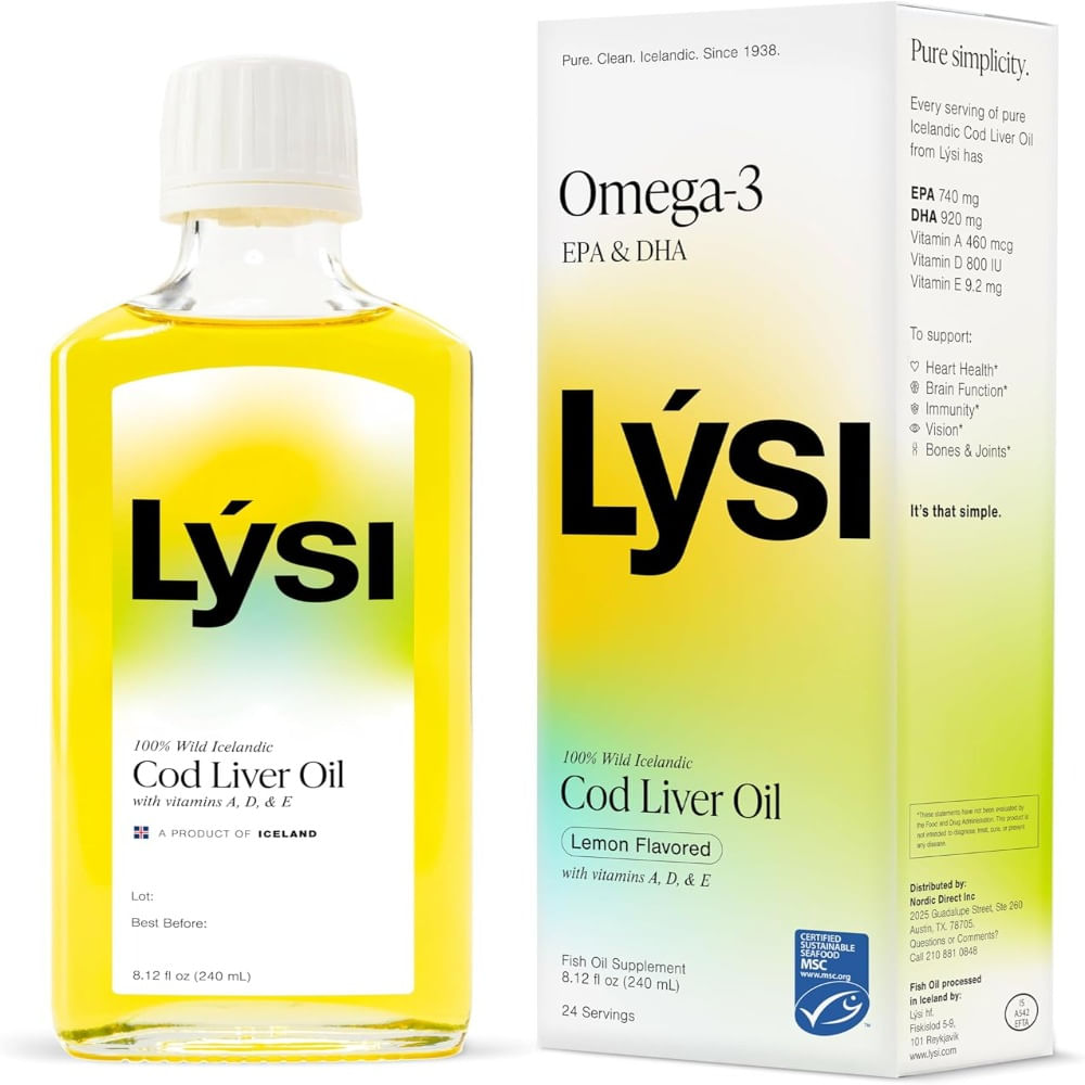 Lysi Omega 3 Cod Liver Oil Lemon | Promart.pe - Promart