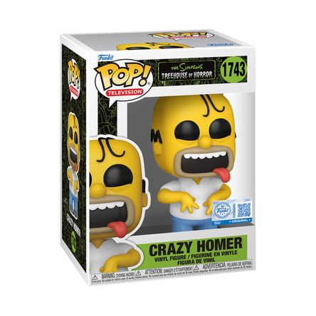 Funko Pop Crazy Homer 1743 Los Simpson - Promart