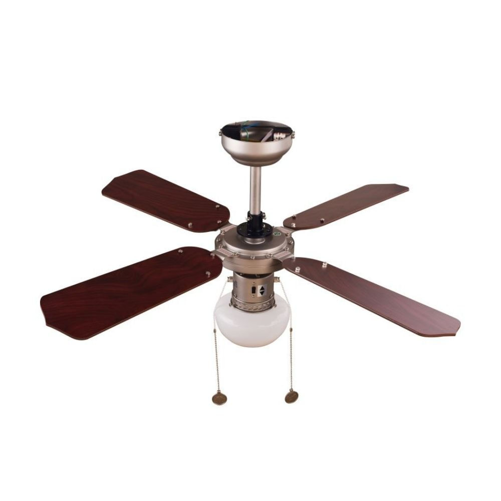 Ventilador de Techo Orange Napoles 36" 4 Aspas 1 Luz Marrón - Promart