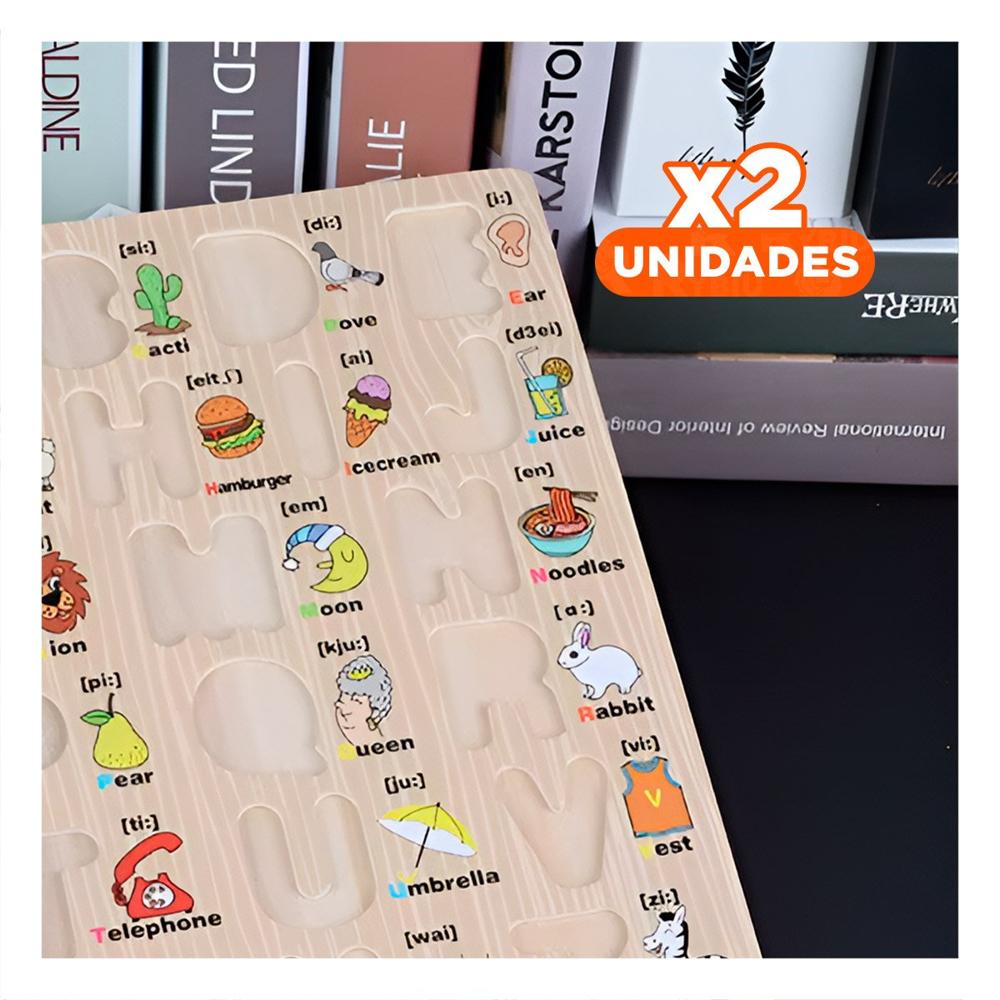 Pack2 Material Didactico de Abecedario en Madera con Letras Mayusculas ...
