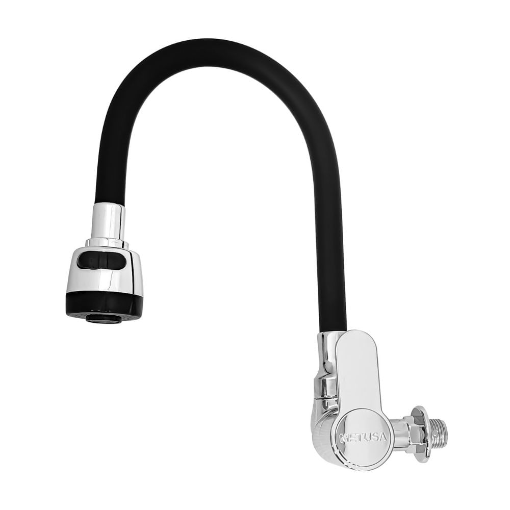 Llave de lavatorio Pico Flex Fantastic Cromado Metusa - Promart