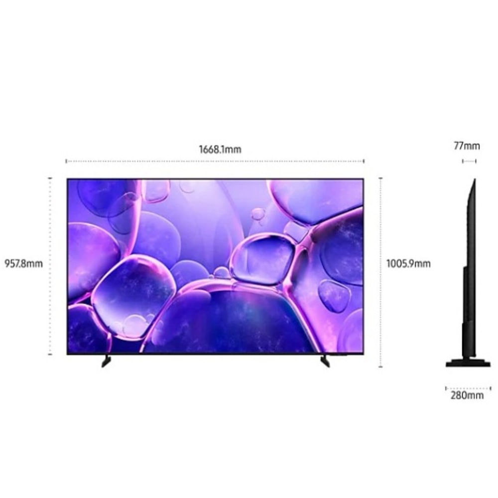 Televisor Samsung 75" Smart Crystal UHD 4K 75U8000FG - Promart