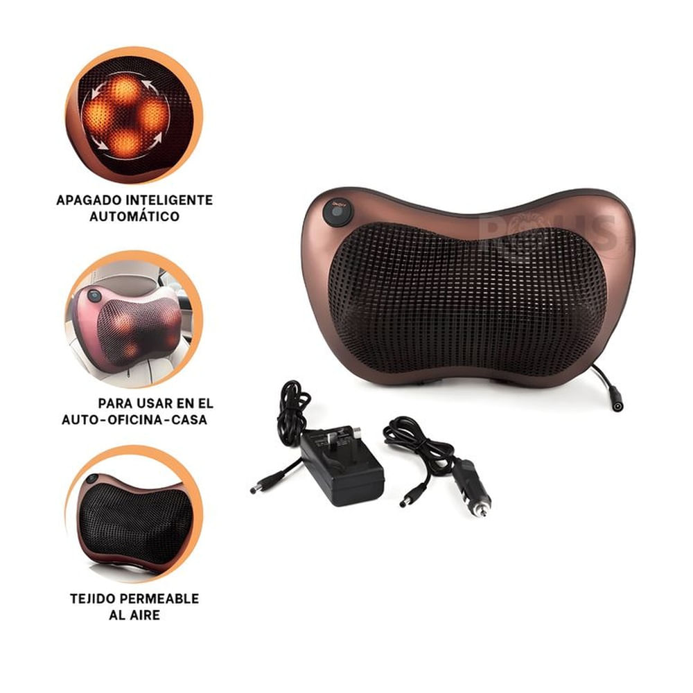 Almohada Masajeadora Recargable | Promart.pe - Promart