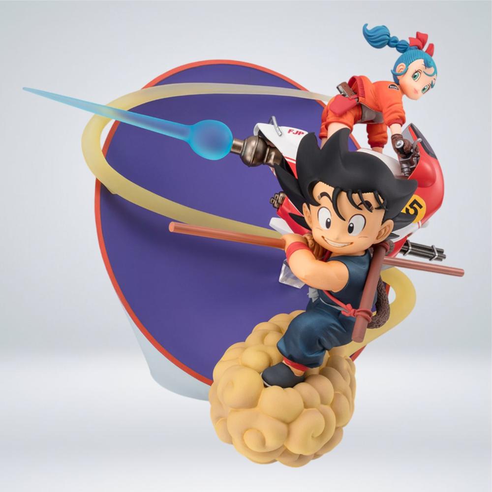 FIGURA FIGUARTS ZERO - SON GOKU Y BULMA DRAGON BALL COLLECTORS SHOP ...