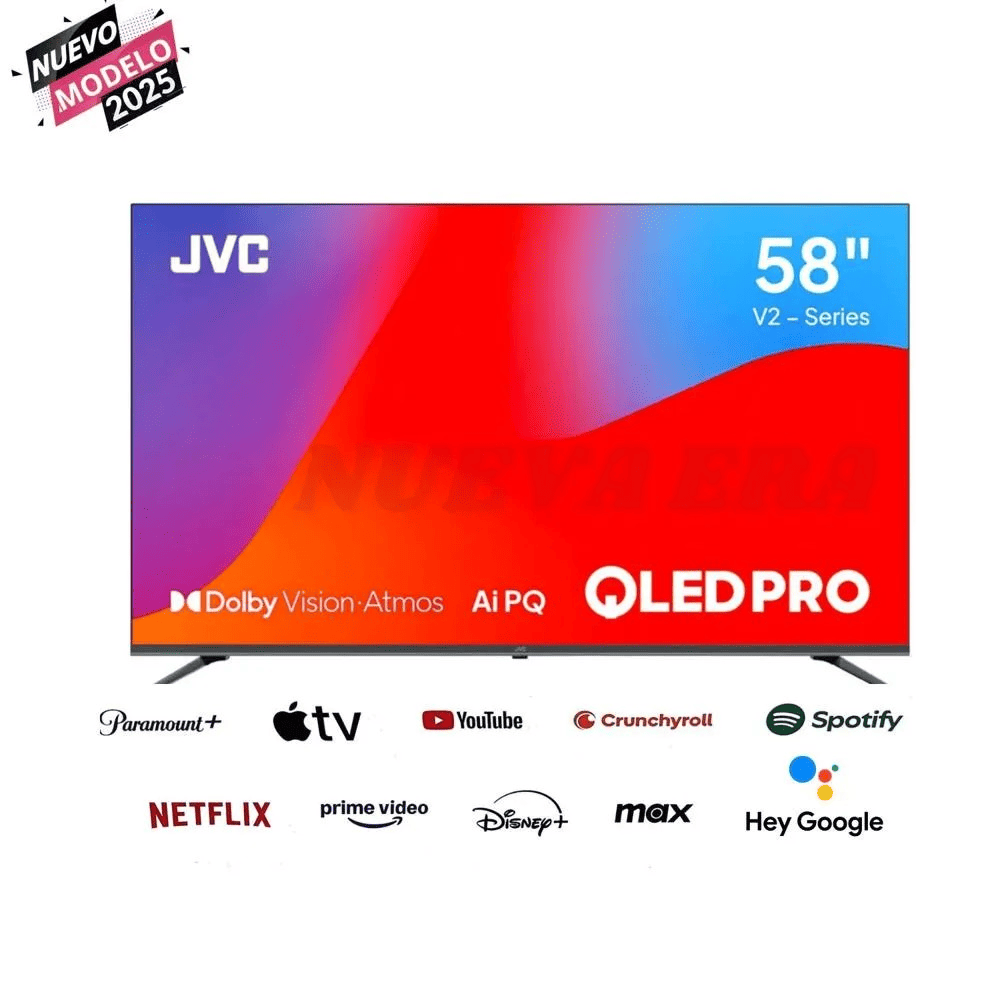 Televisor JVC 58 pulgadas QLED 4K Ultra HD Smart TV Google Tv LT ...