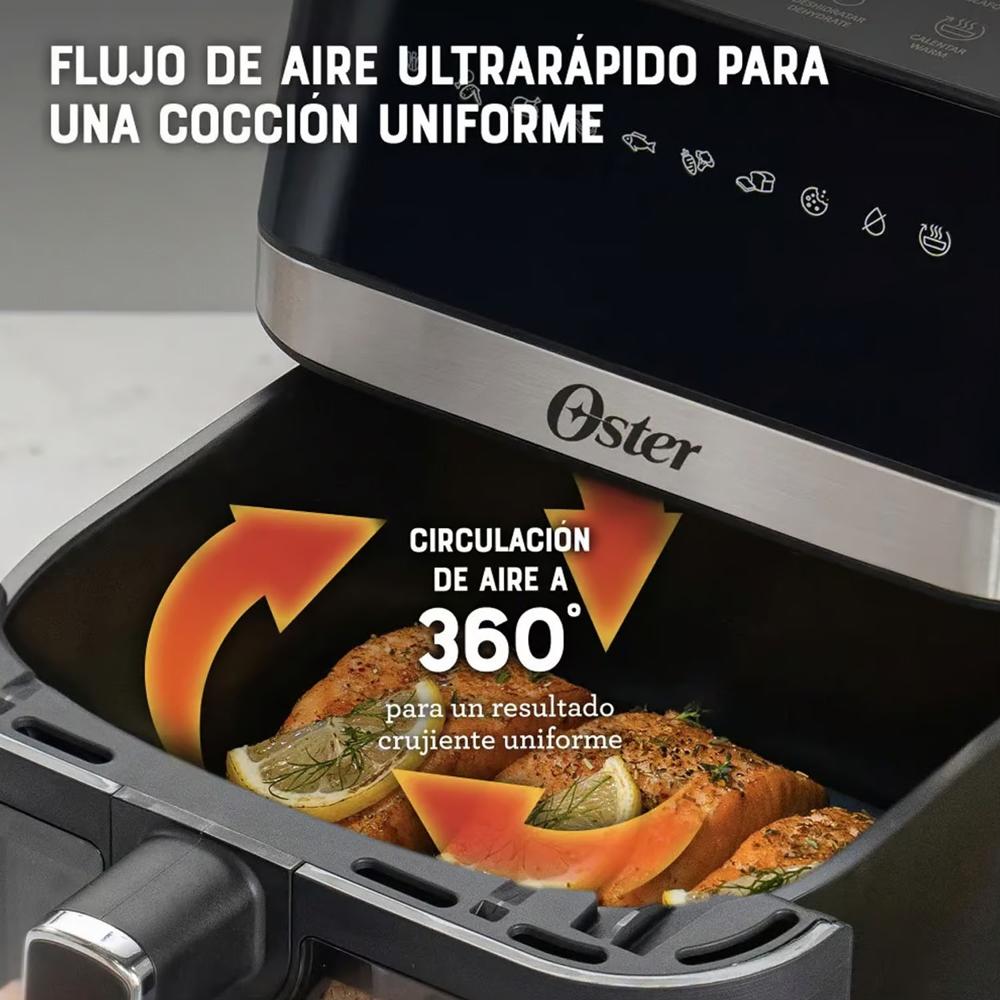 Freidora de Aire Digital Oster 6 Lts 10 Programas CKSTAF60WDDF - Promart