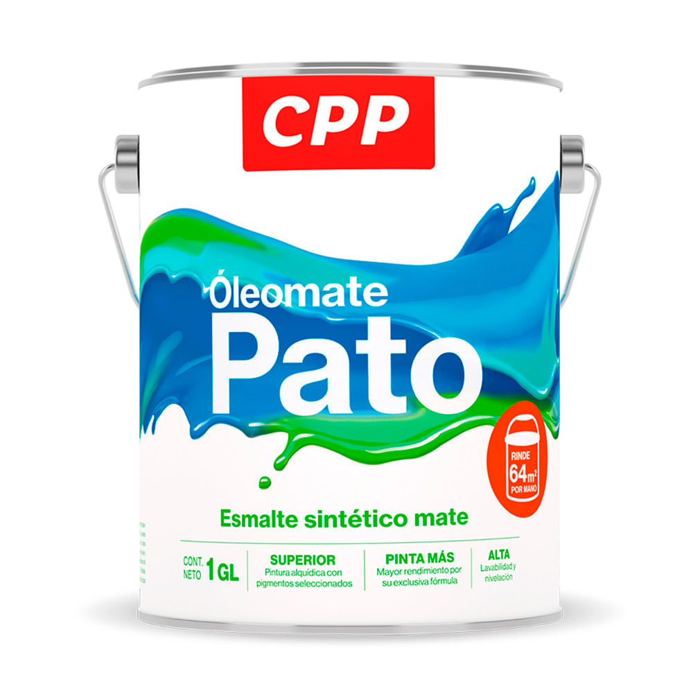 Oleo Mate Pato Blanco 1 galón CPP - Promart