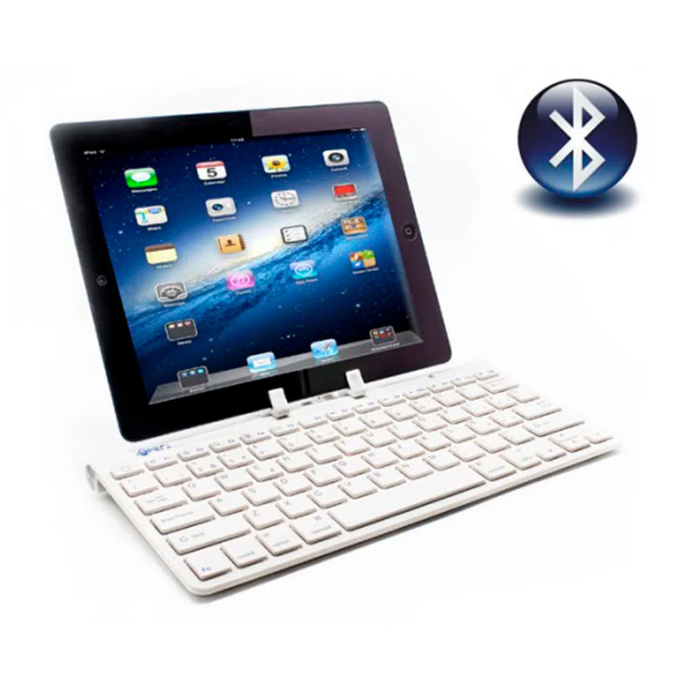 Mini Teclado Inalámbrico Ultra Delgado Bluetooth 3.0 Tablet Celular ...