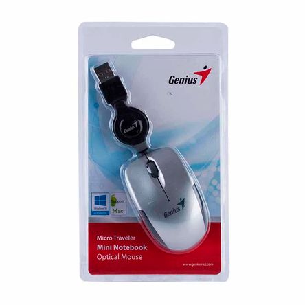 Mouse USB GENIUS Plateado - Promart