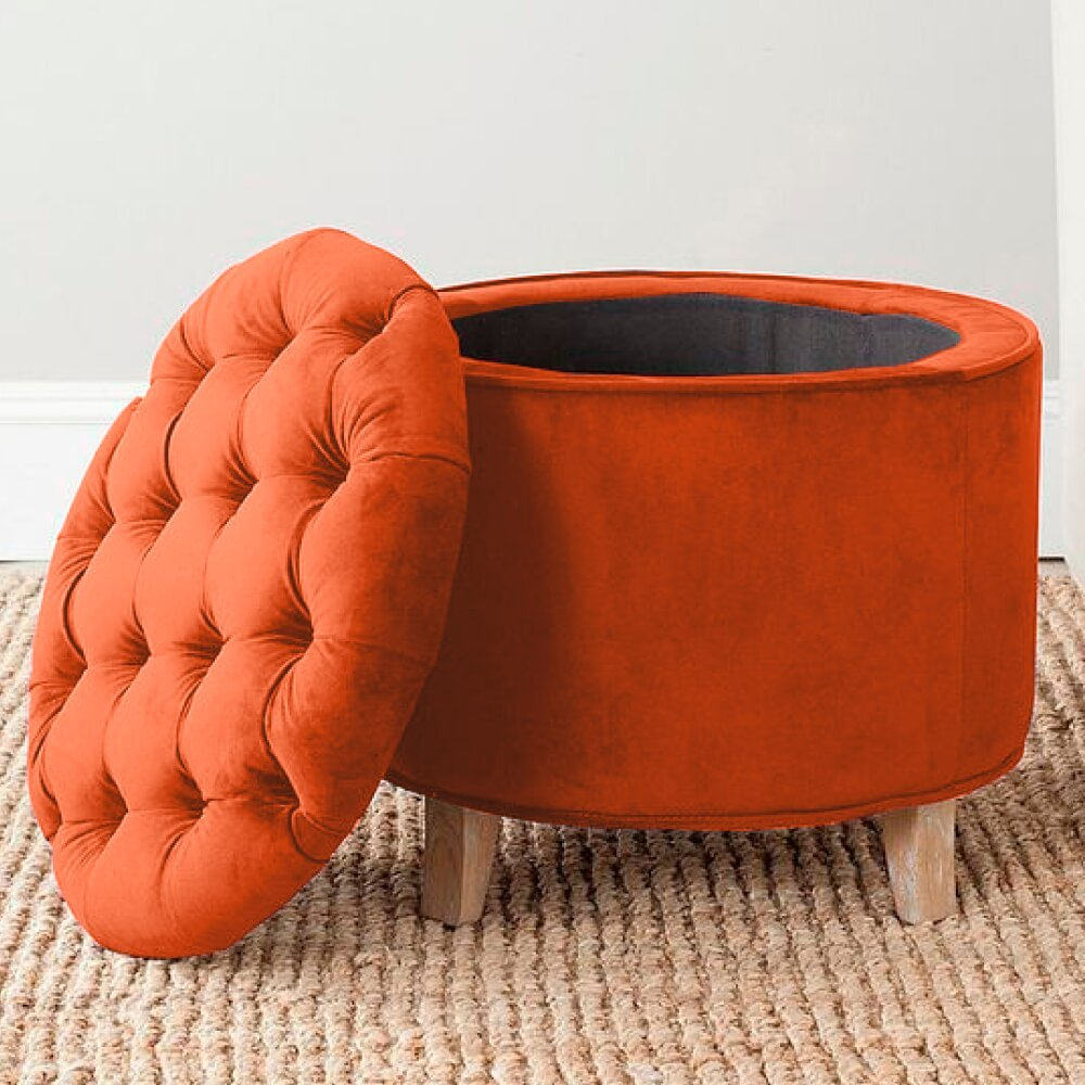 Puff Home Premium Vicky Naranja - Promart