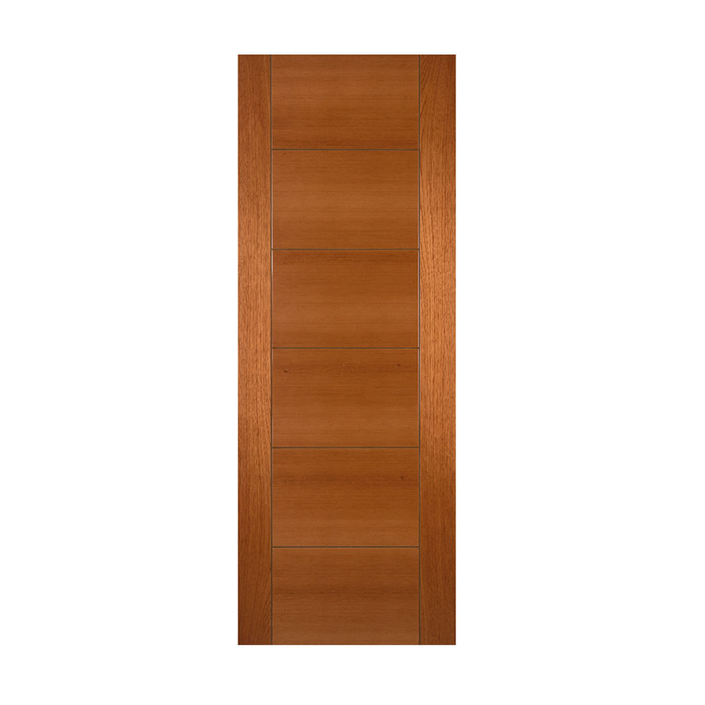Puerta enchapada Cedro Mara Barn Opera 40x650x2070 - Promart