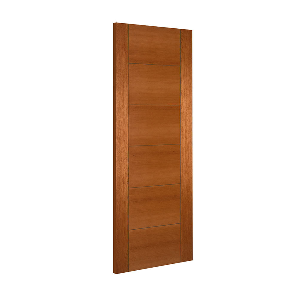 Puerta enchapada Cedro Mara Barn Opera 40x650x2070 - Promart