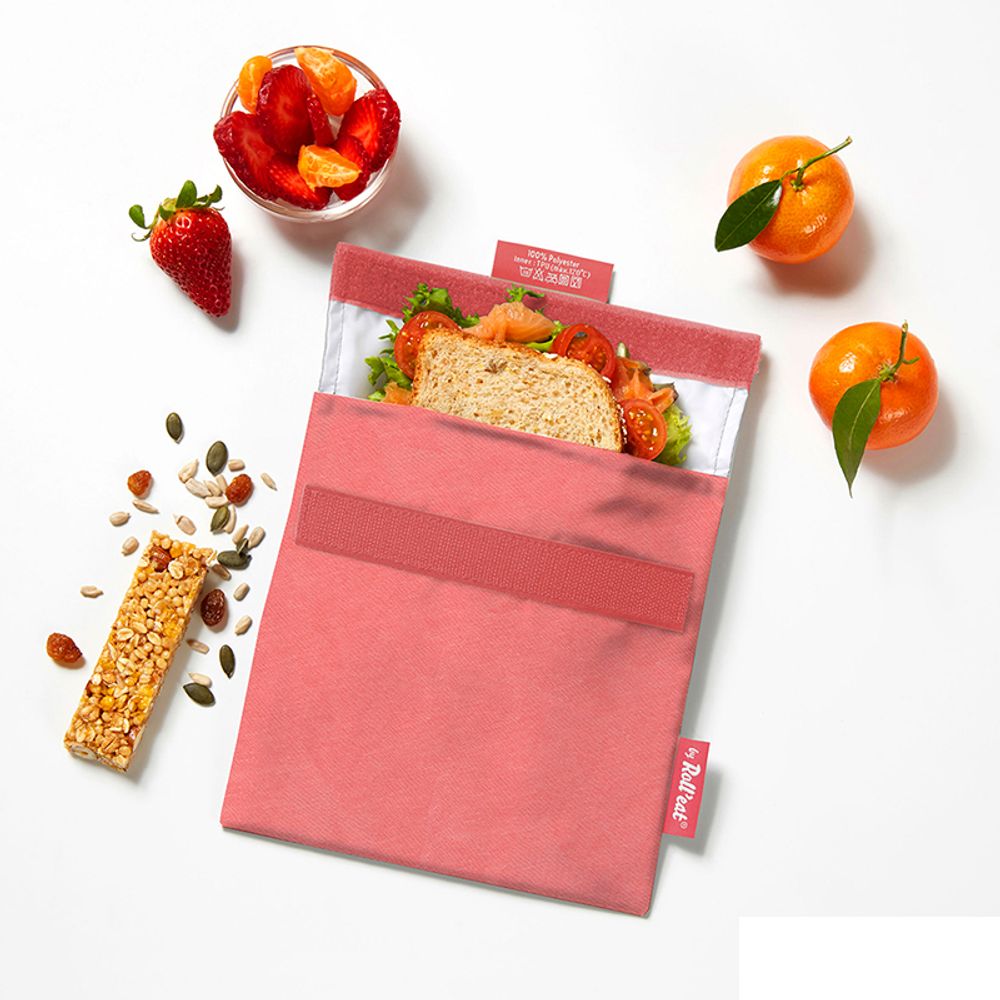 Porta Snacks Rolleat Snack’n’Go Eco Rojo - Promart