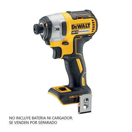 Atornillador de Impacto 1/4" 20V BRUSHLESS DCF887B (Sin Bateria) Dewalt - Promart