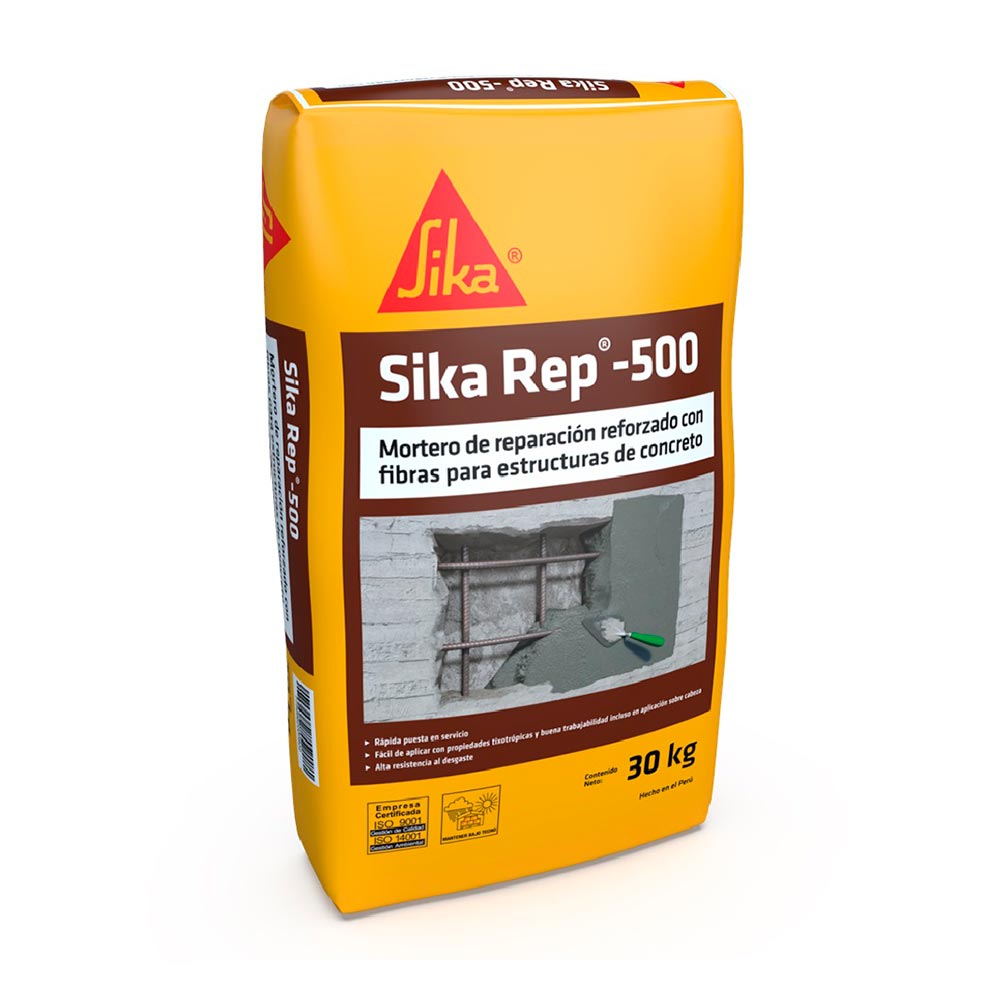 Mortero de reparacion para estructuras de concreto Sika rep 500 30kg ...