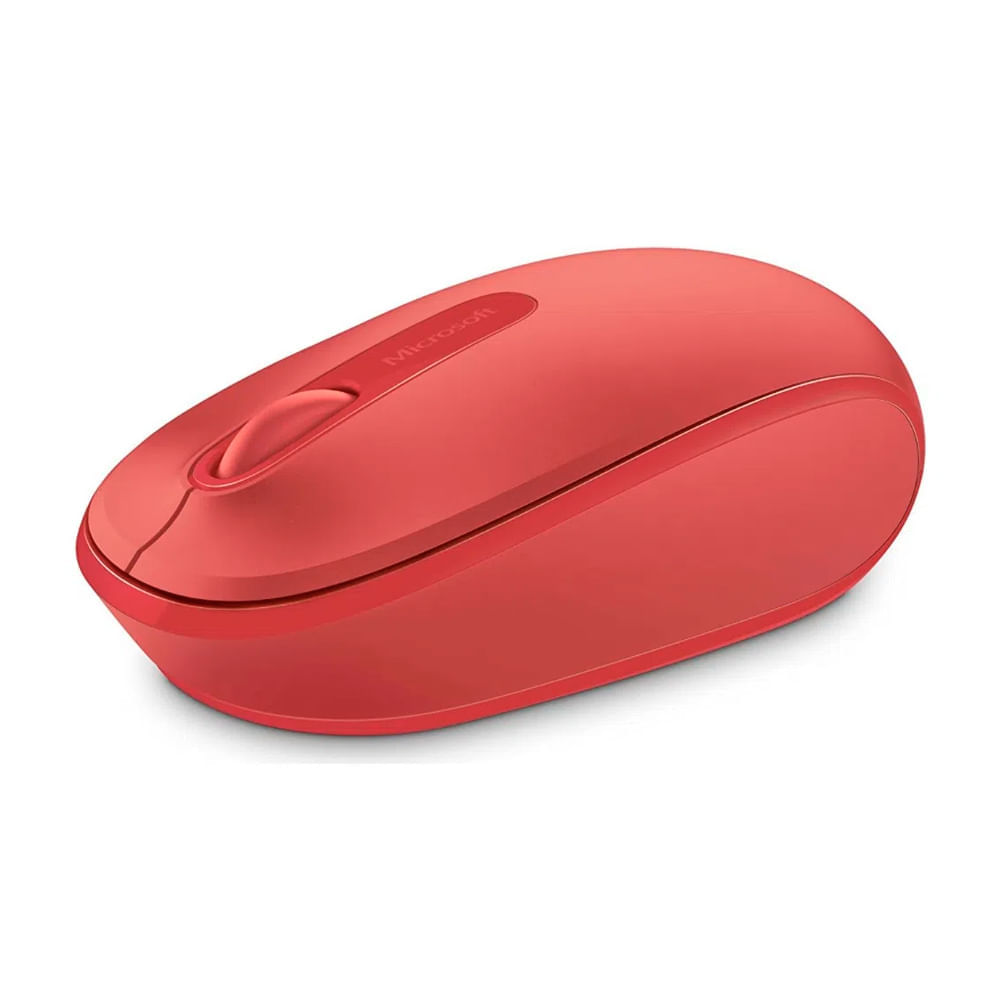 Mouse inalámbrico 1850 Microsoft Mobile Rojo USB - Promart