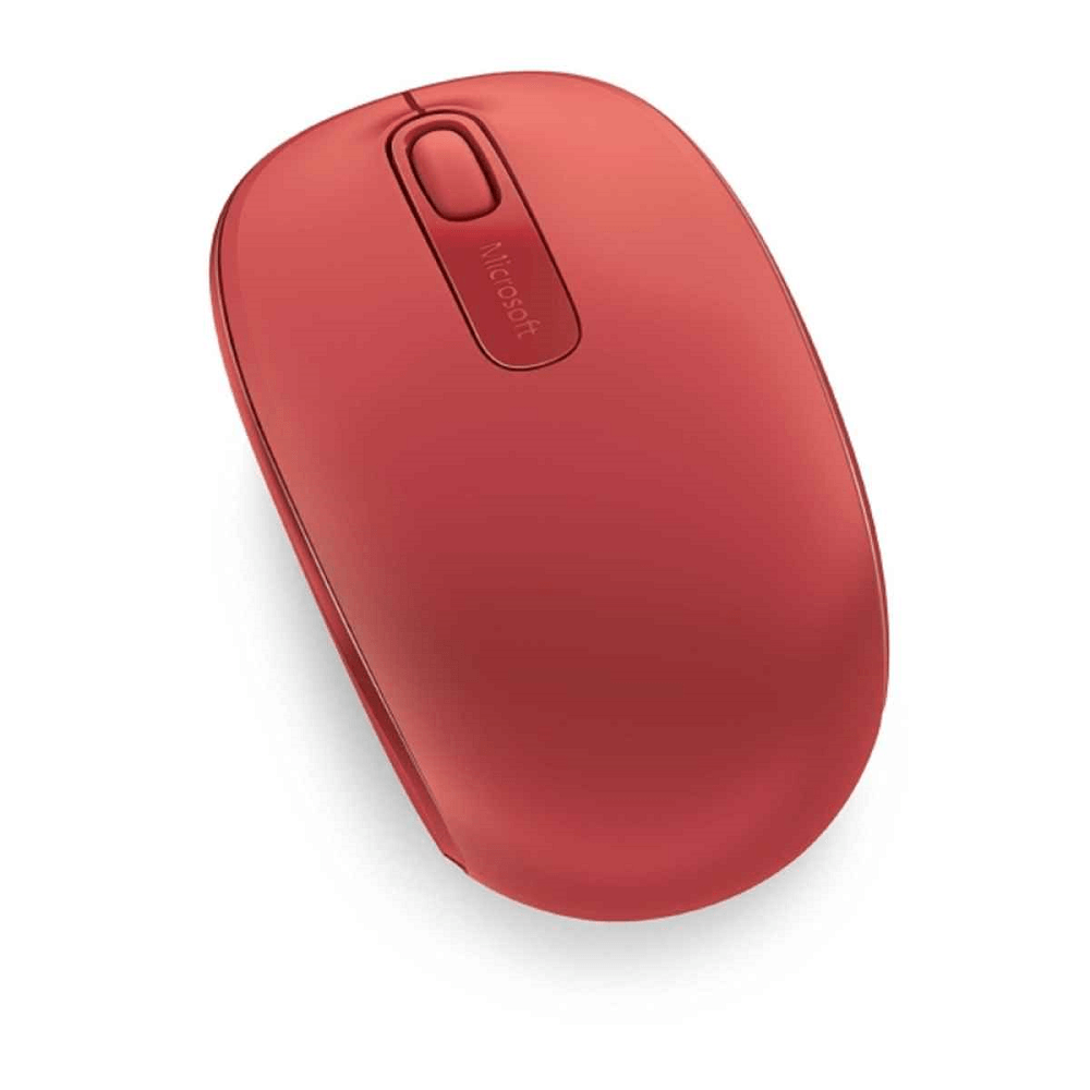Mouse inalámbrico 1850 Microsoft Mobile Rojo USB - Promart