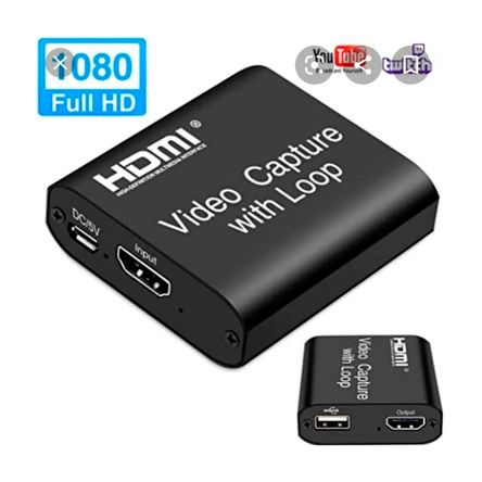Capturadora de Video USB 2.0 HDMI Capture con Loop Out 4K 2K - Promart