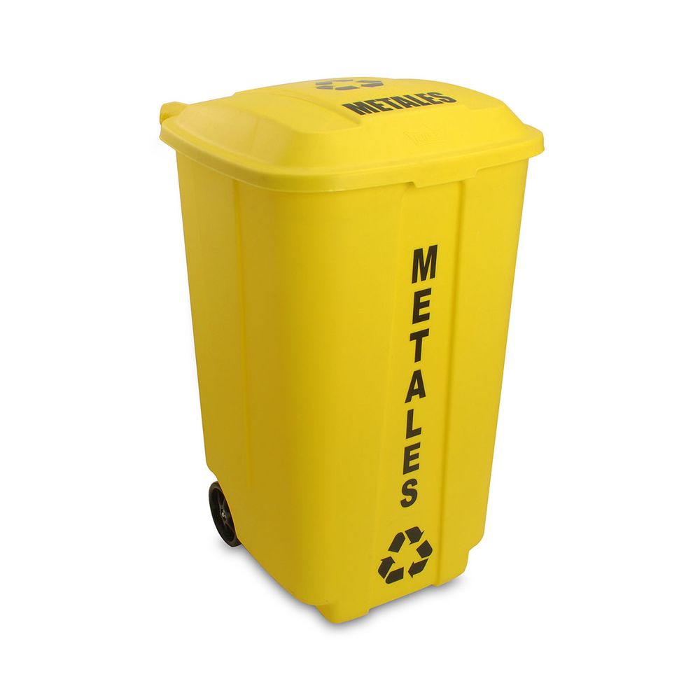 Tacho para reciclaje para metales 178 litros - Promart
