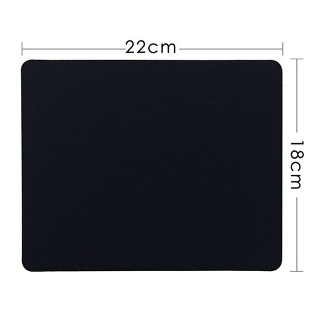 Mouse Pad Base Escritorio 22x18cm Alta Calidad Bordado Negro | Promart.pe - Promart