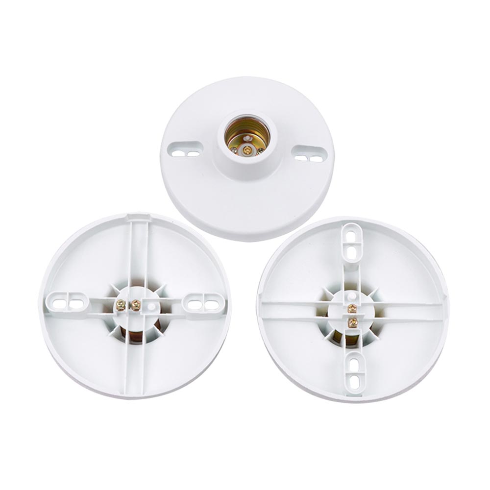 Socket Plano Werken E27 Blanco Packx3 - Promart