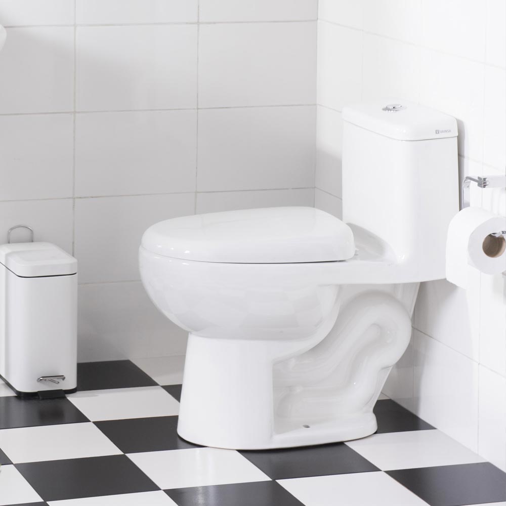 Inodoro One Piece Bali + Asiento Blanco - Promart