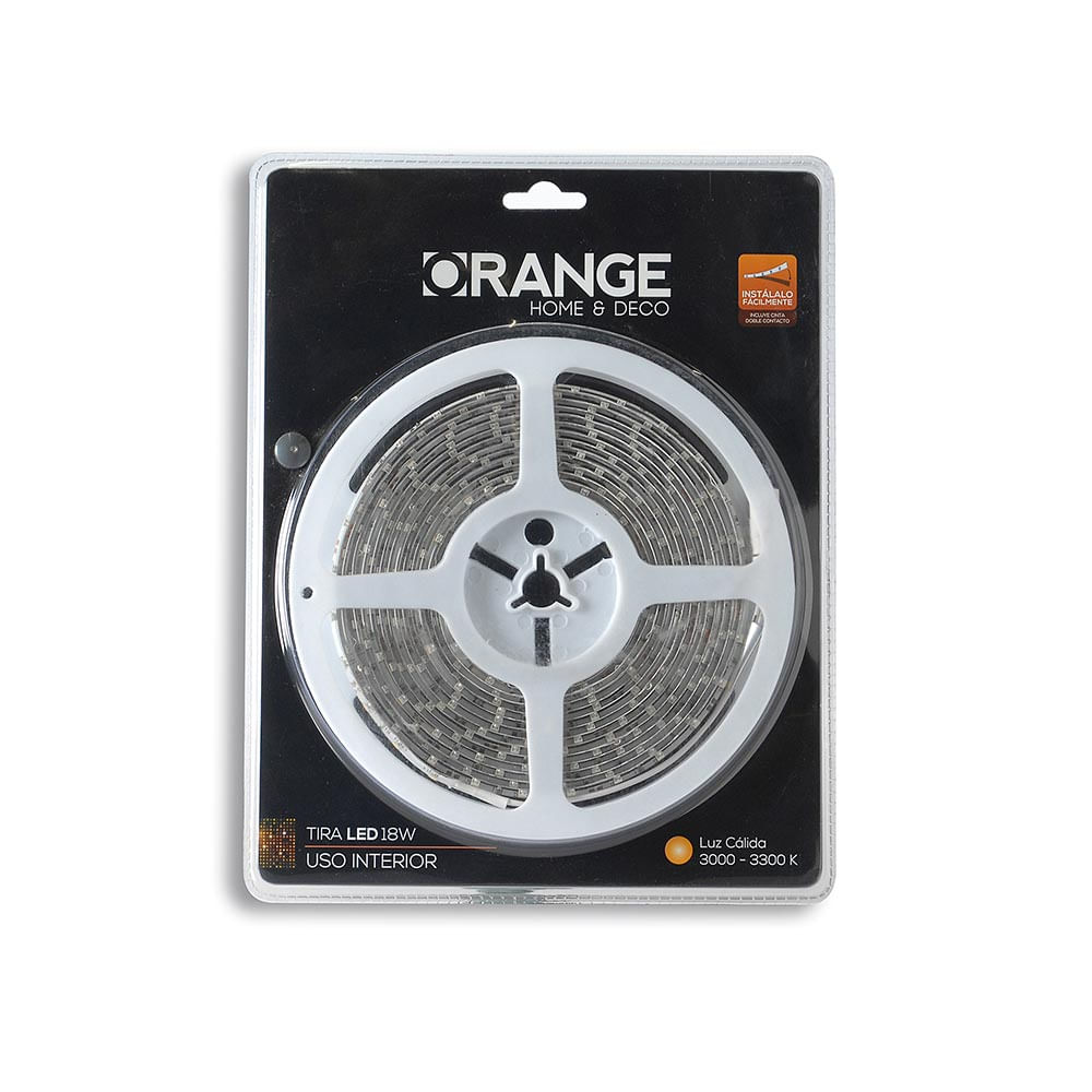 Tira de luces LED 18W Luz Cálida 5 metros - Promart