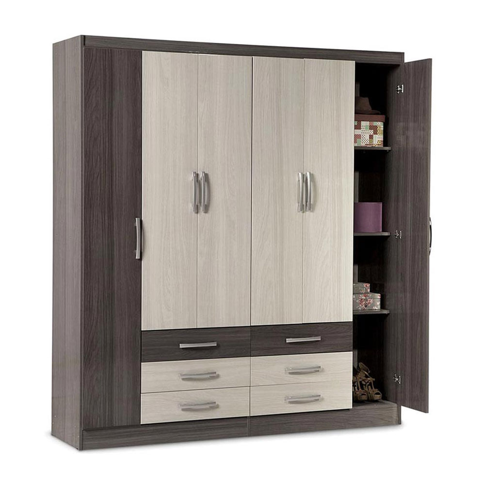 Ropero Florencia de 6 puertas 6 cajones - Promart