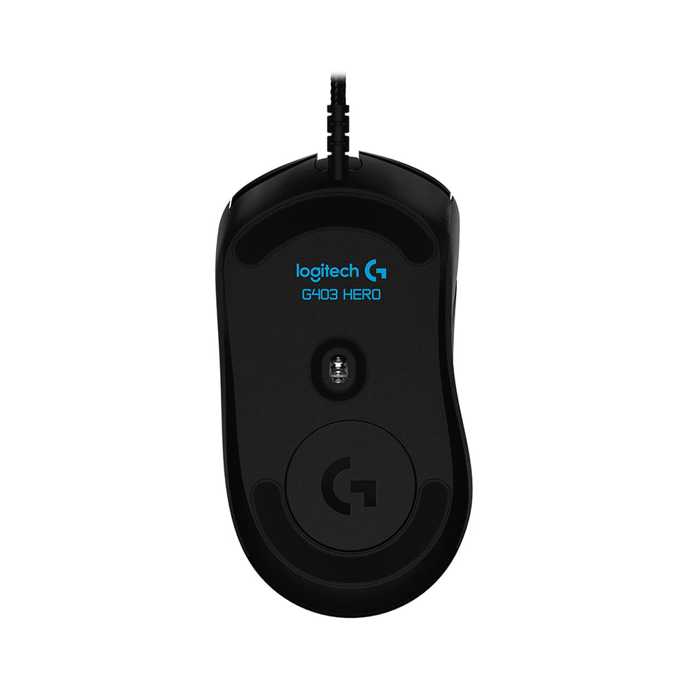 Mouse Gamer Logitech G403 Hero, 16000 DPI, Luces Led RGB - Promart