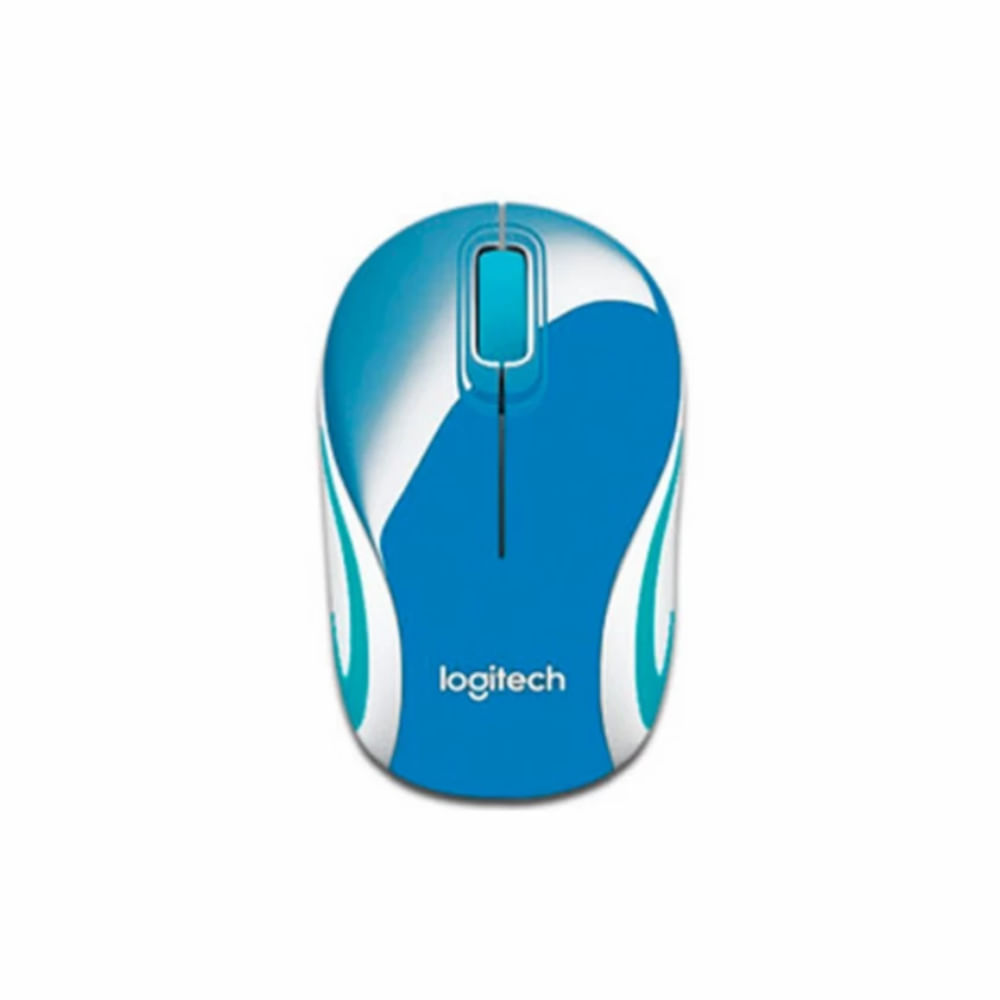 Mouse Logitech M187 Mini Wireless Refresh Blue - Promart