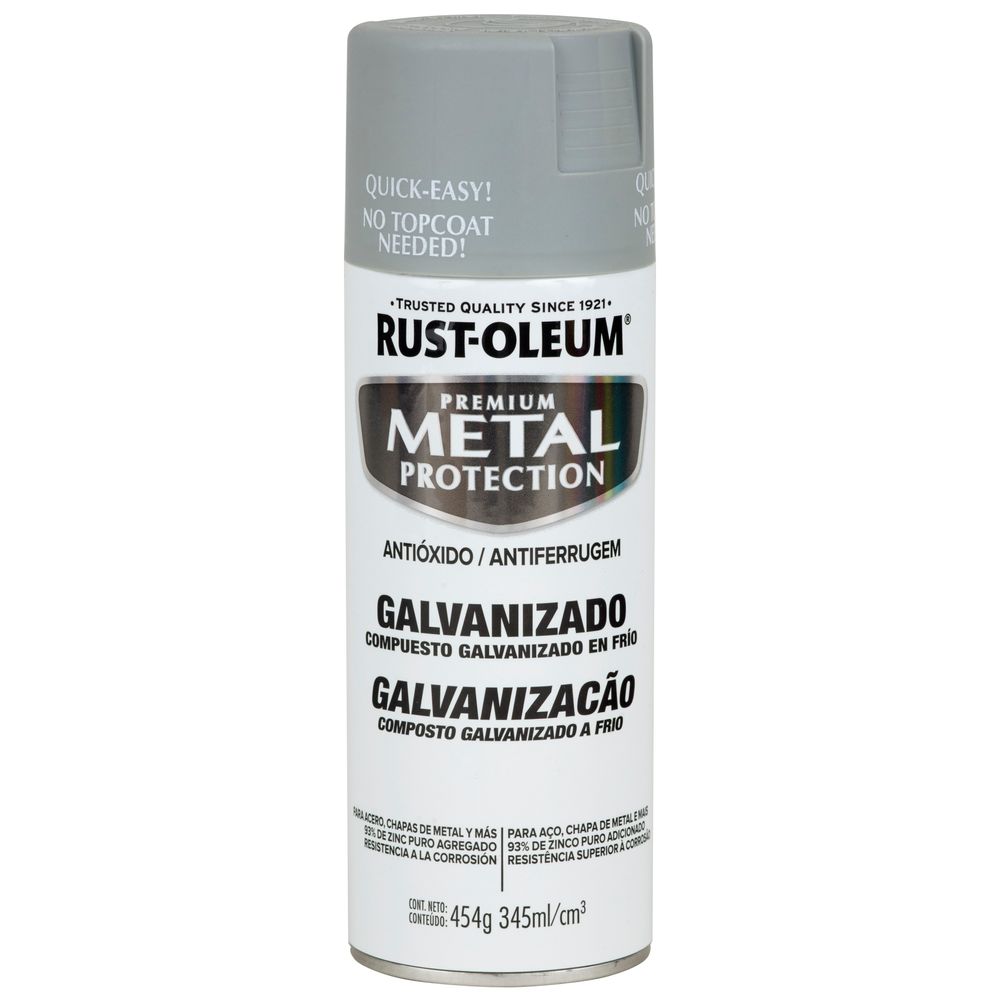 Spray Metal Protection Compuesto Galvanizado Gris 454 gramos - Promart