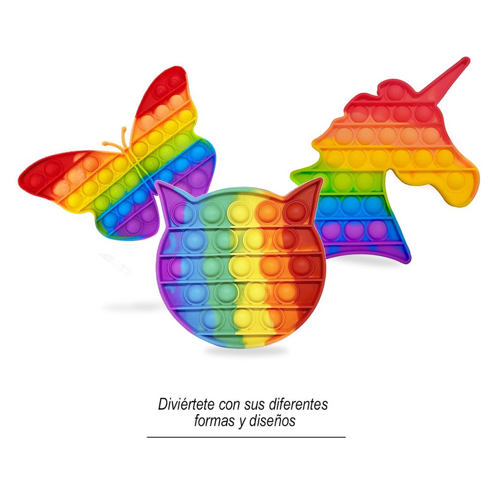 Pop it Multicolor Antiestrés con Diseños Divertidos - Promart