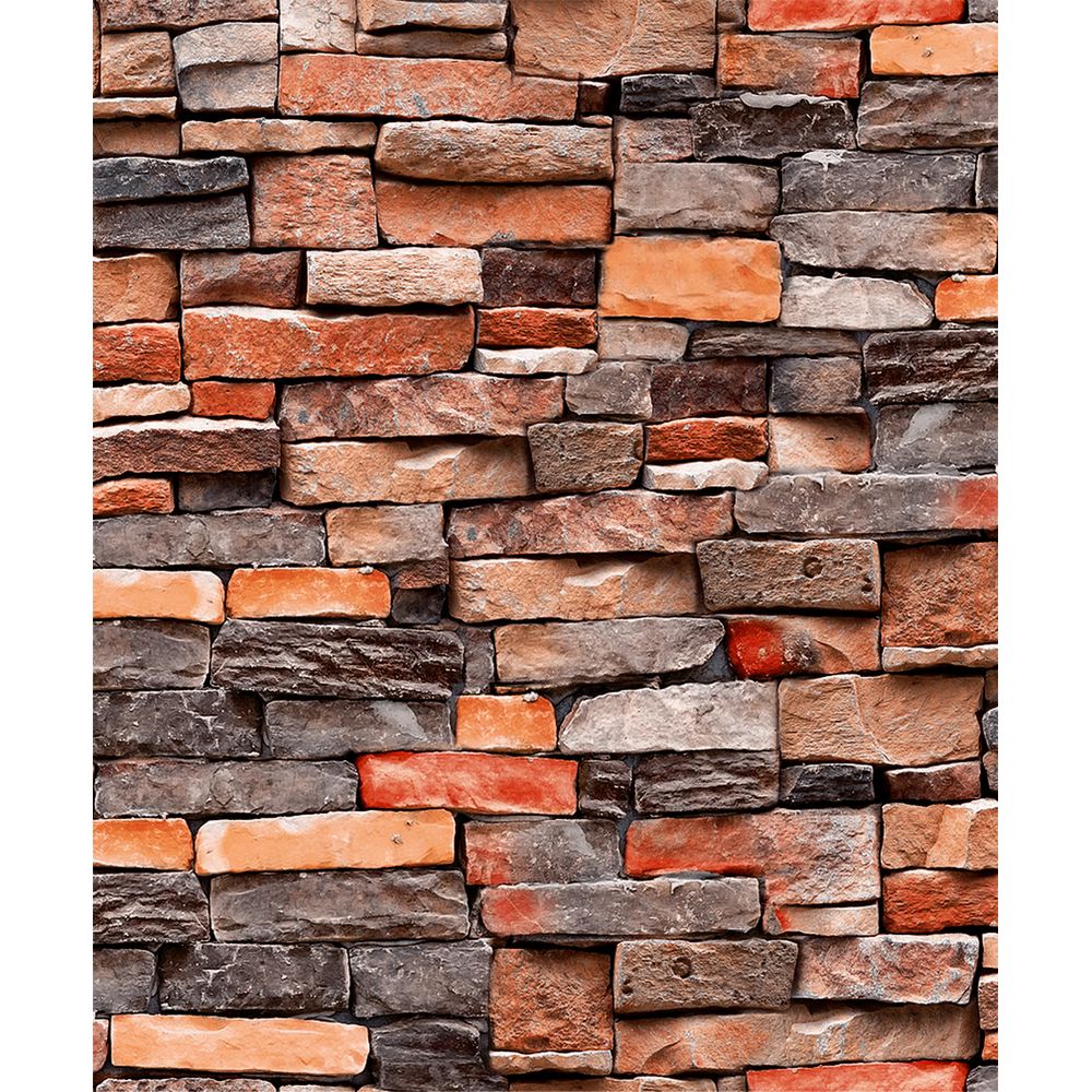 Papel Decorativo lavable Ladrillos 0.53x10.05 metros - Promart