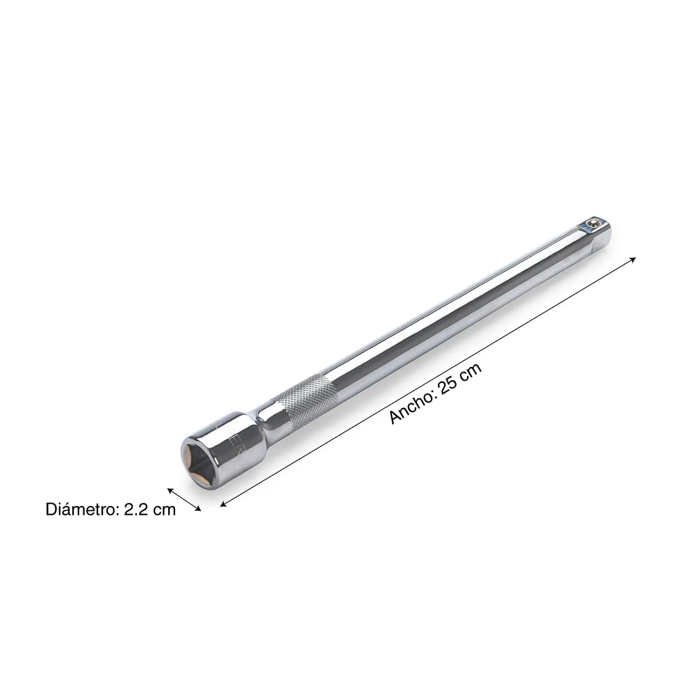 Extensión para ratch 10" - Encastre 1/2" Truper - Promart