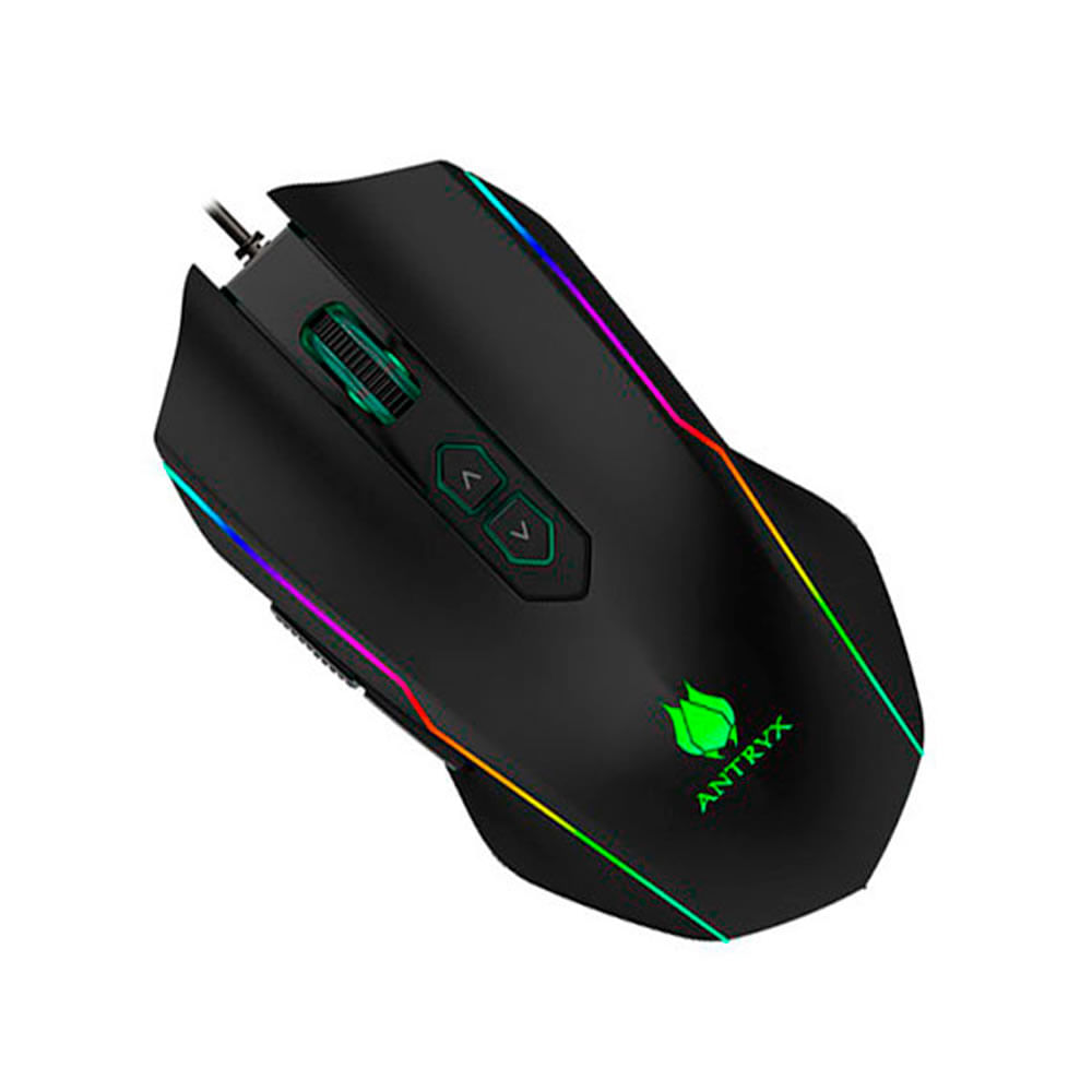 Mouse Antryx Chrome Storm Havok DPI 10000, RGB - Promart