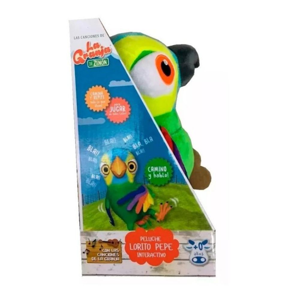 Granja Zenón Loro Lorito Pepe Repite Camina Original | Promart - Promart