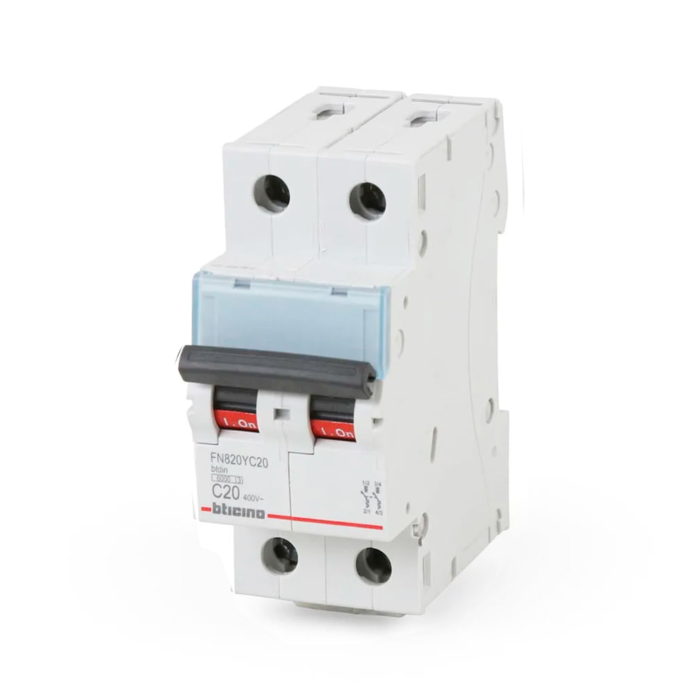 COMBO Interruptor termomagnético 2x16A + 2x20A + Interruptor diferencial 2x25A 30MA 230V - Promart