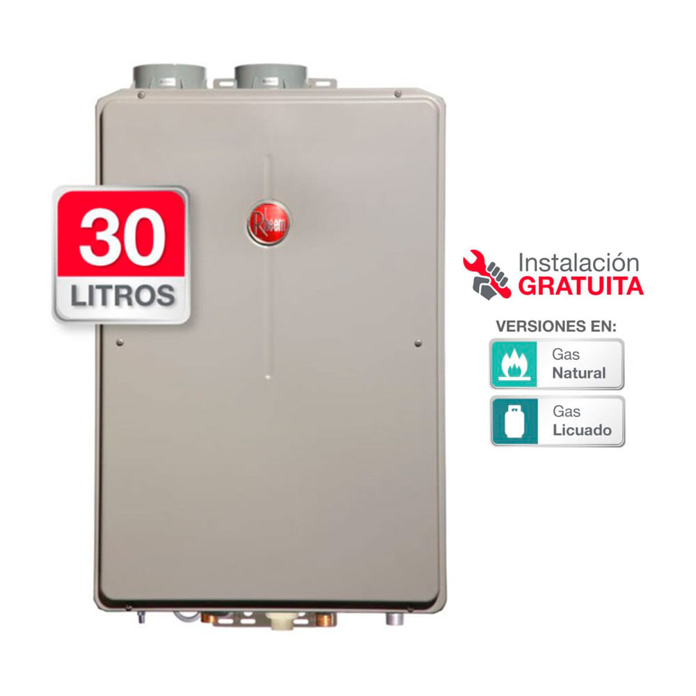 Terma a gas 30 litros GLP Condensing - Promart