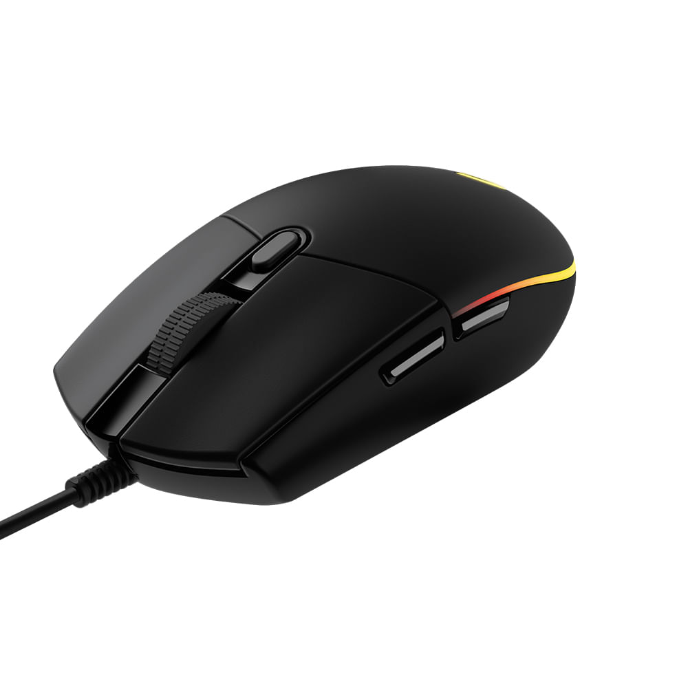 Mouse Logitech G203 Lightsync 8000 DPI, RBG, Black - Promart