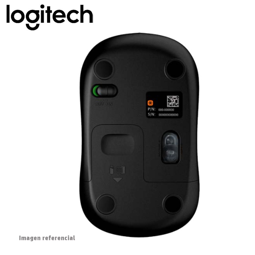 Mouse Logitech M317C Wireless Pow Yellow Black - Promart