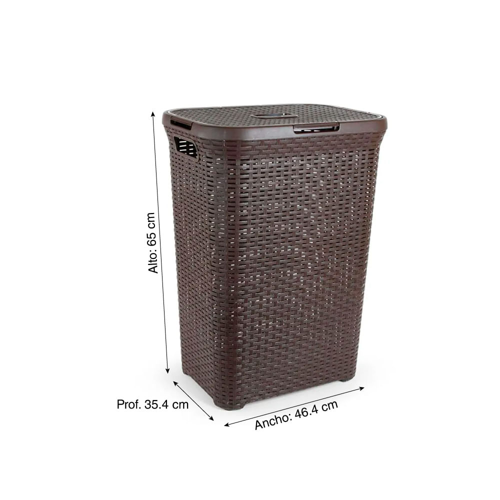 Cesto de ropa Modelo Ratán - Promart