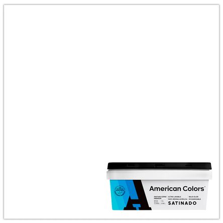 Pintura American Colors Satinado Blanco 1gl - Promart