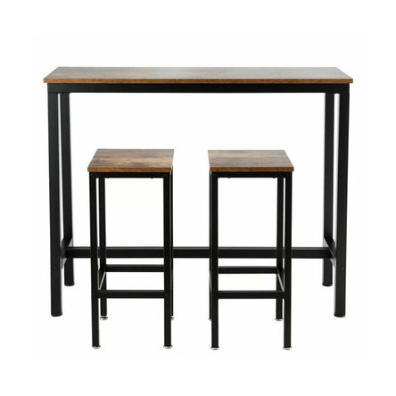 COMBO Mesa de Comedor Industrial + 2 Sillas Industriales | Promart.pe ...