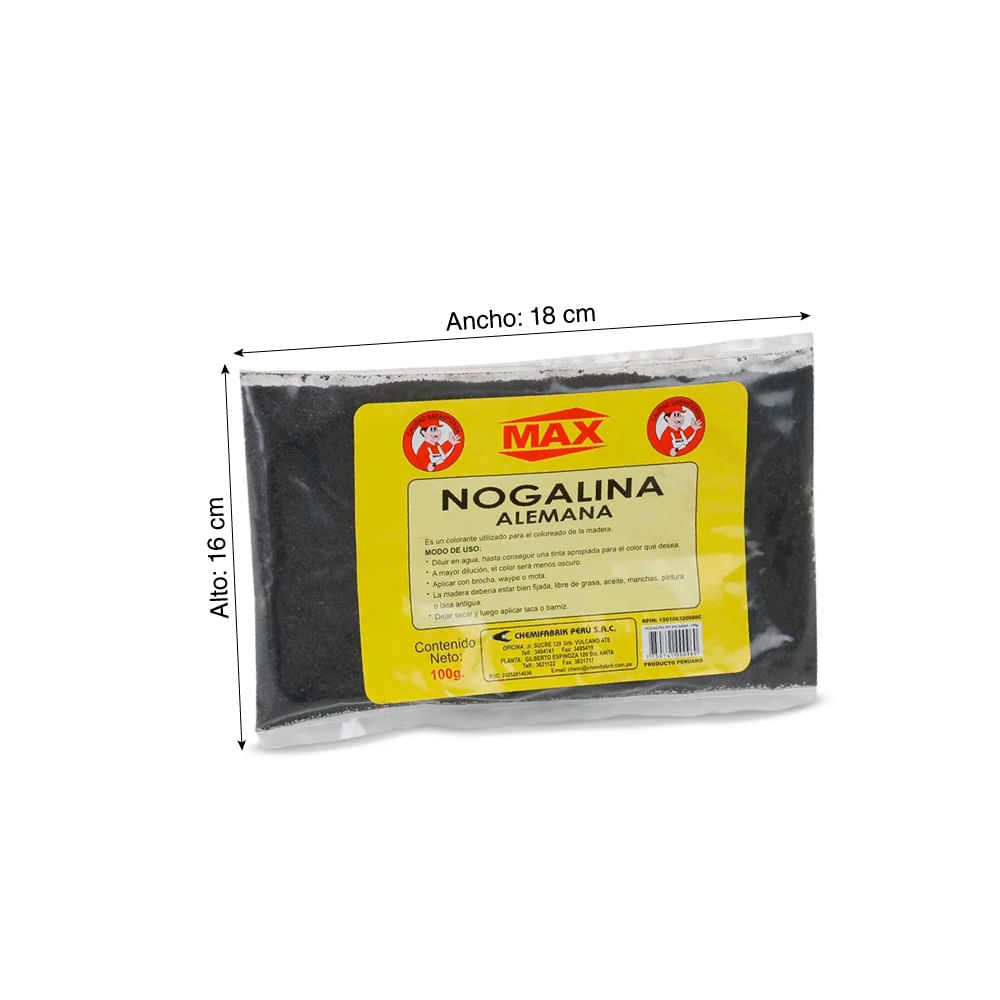 Tinte Nogalina Granulada Paracas 100g Color Nogal - Promart