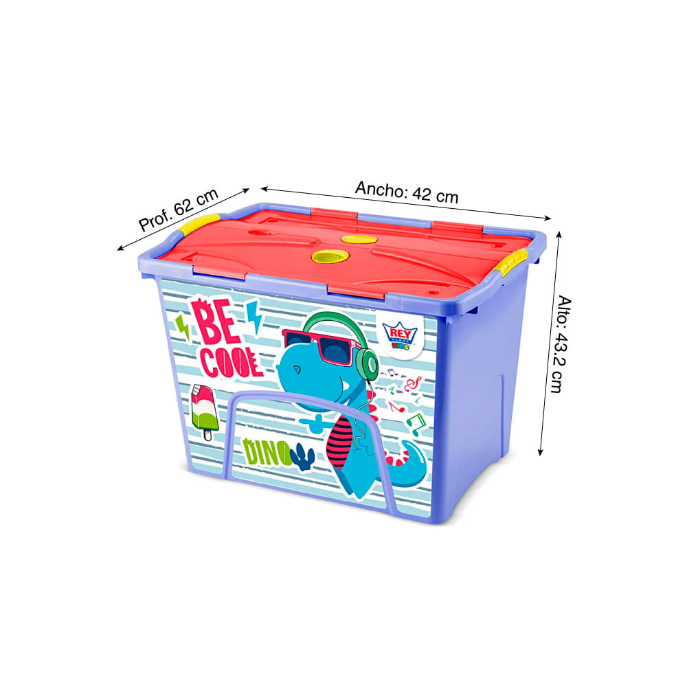 Baúl decorado niño Móvil Lock #100 78.4L Reyplast - Promart