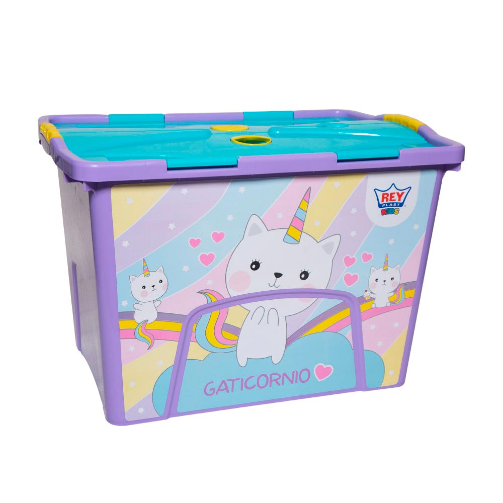 Baúl decorado niña Móvil Lock #100 78.4L - Promart