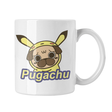Taza Mug de Cerámica Perro Pug Pugachu - Promart